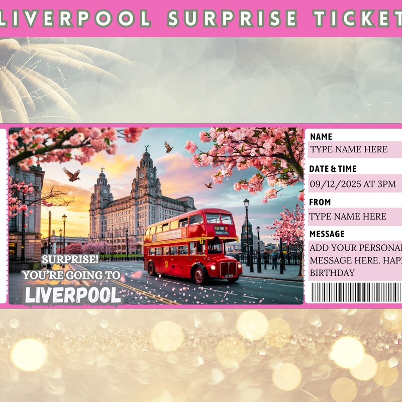 Liverpool Fc Printable Ticket Download - Etsy UK