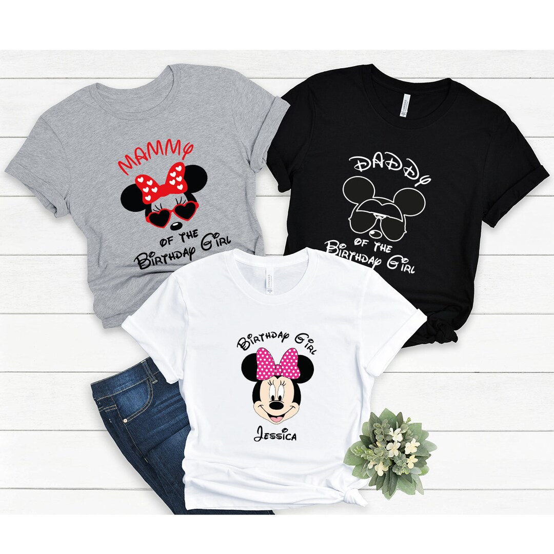 Personalised Birthday T-shirt, Disney Birthday Shirt, Disney Birthday ...