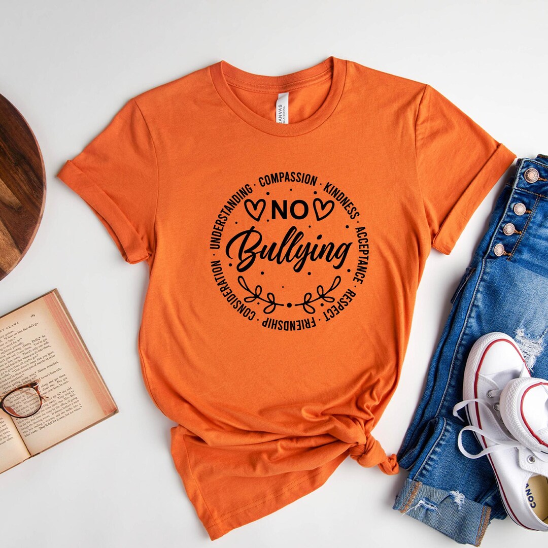 No Bullying Shirt, Anti Bully Gift, Unity Day Gift, Harmony Day Shirt ...