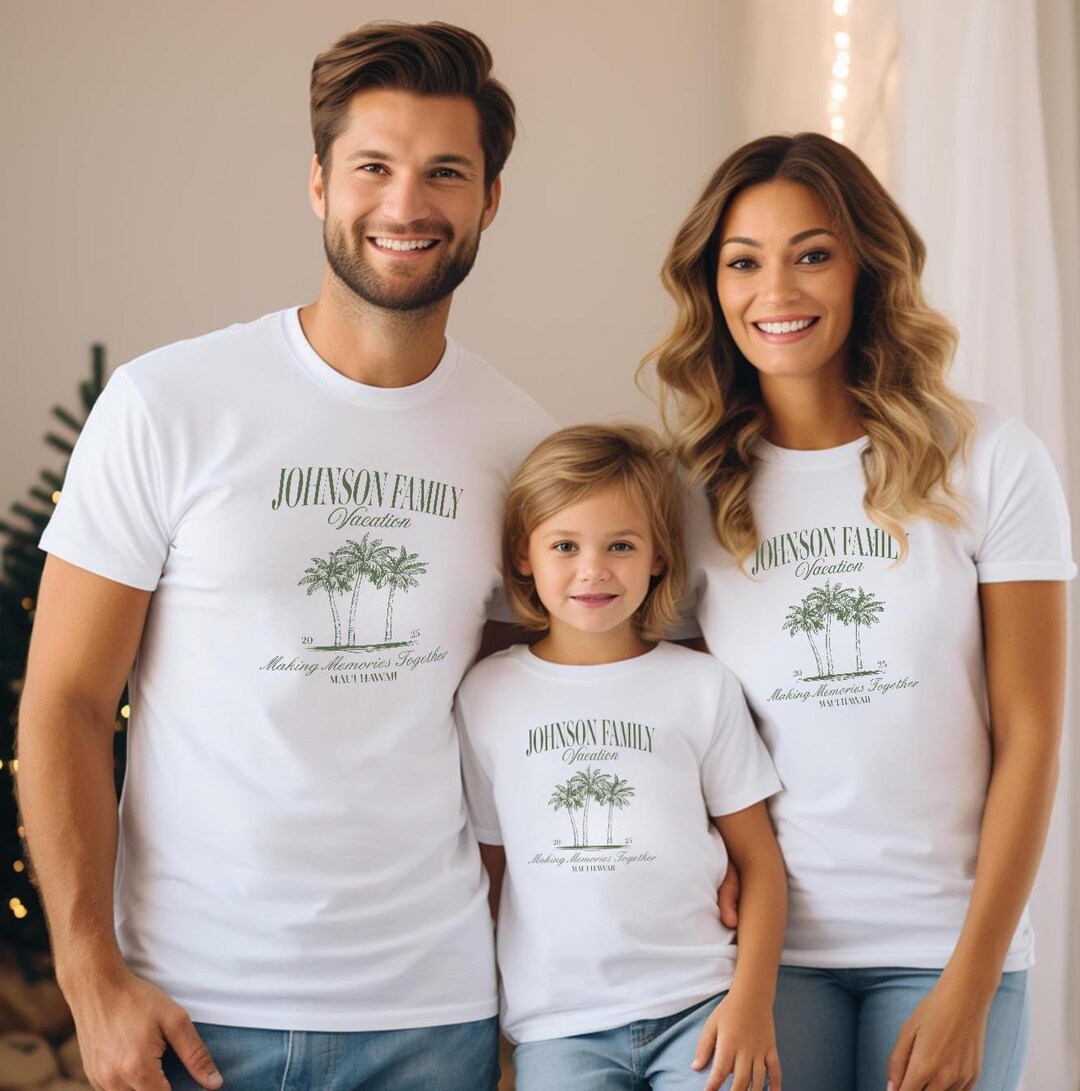 Custom Family Vacation T-shirts: Matching Beach Trip Shirts - Etsy