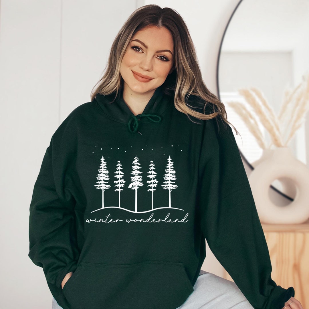 Winter Wonderland Hoodie, Let It Snow Hoodie, Winter Sweatshirt, Snow ...