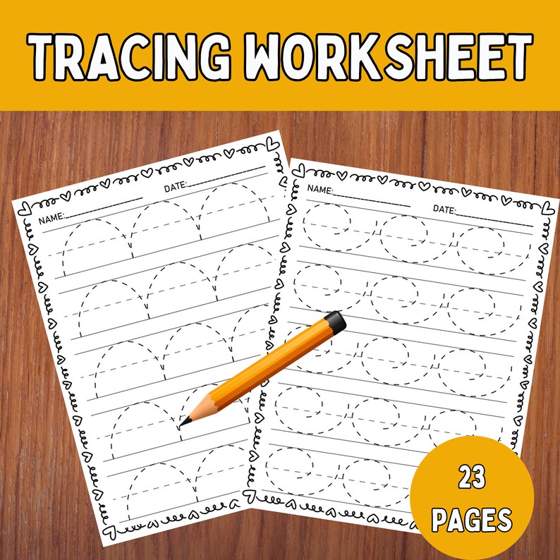 Preschool Line Tracing Worksheets, Lines Trace Pages Printable ...