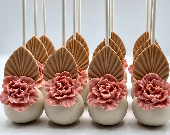 Boho Theme Cake Pops for Birthday Party Dessert Tables, Weddings ...