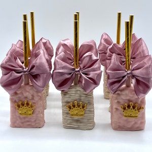 Royal Princess Rice Krispy Treats for Birthday Party Dessert Tables ...