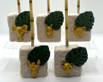 Safari Theme Rice Krispy Treats for Birthday Party Dessert Tables ...