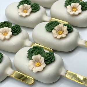 Floral Cakesicles for Birthday Party Dessert Tables, Weddings, Bridal ...