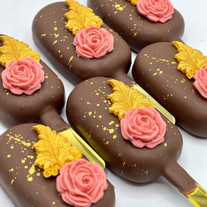 Floral Cakesicles for Birthday Party Dessert Tables, Weddings, Bridal ...