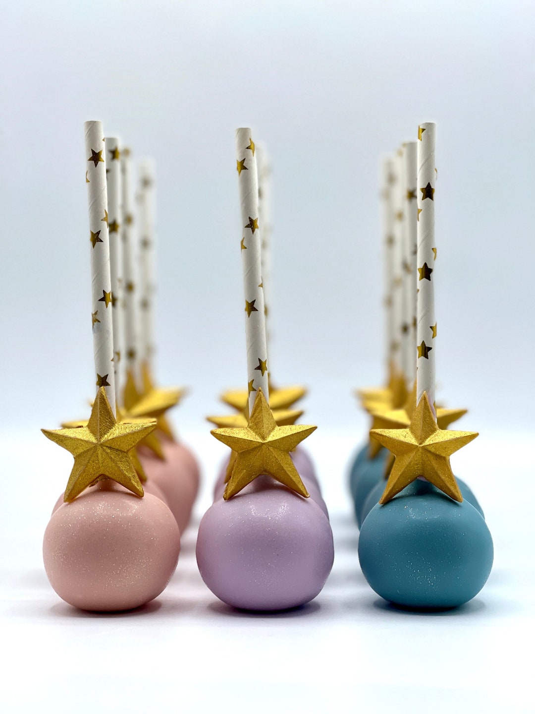 Star Theme Cake Pops for Birthday Party Dessert Tables, Weddings ...
