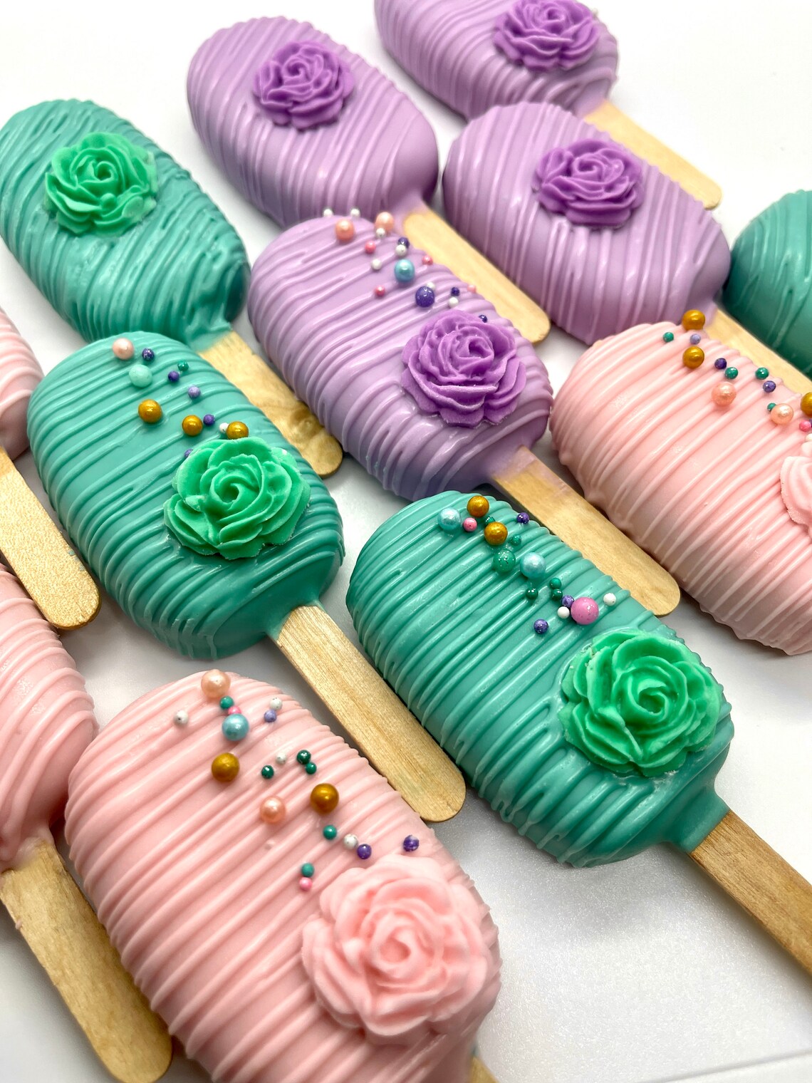 Cake Popsicle, Cakesickle, Wedding Favors, Wedding Treats, First ...