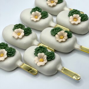 Floral Cakesicles for Birthday Party Dessert Tables, Weddings, Bridal ...