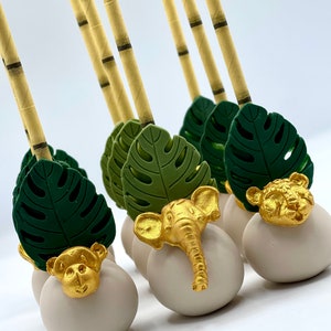 Safari Theme Cake Pops, Party Favors, Wild One Party Treats, First ...