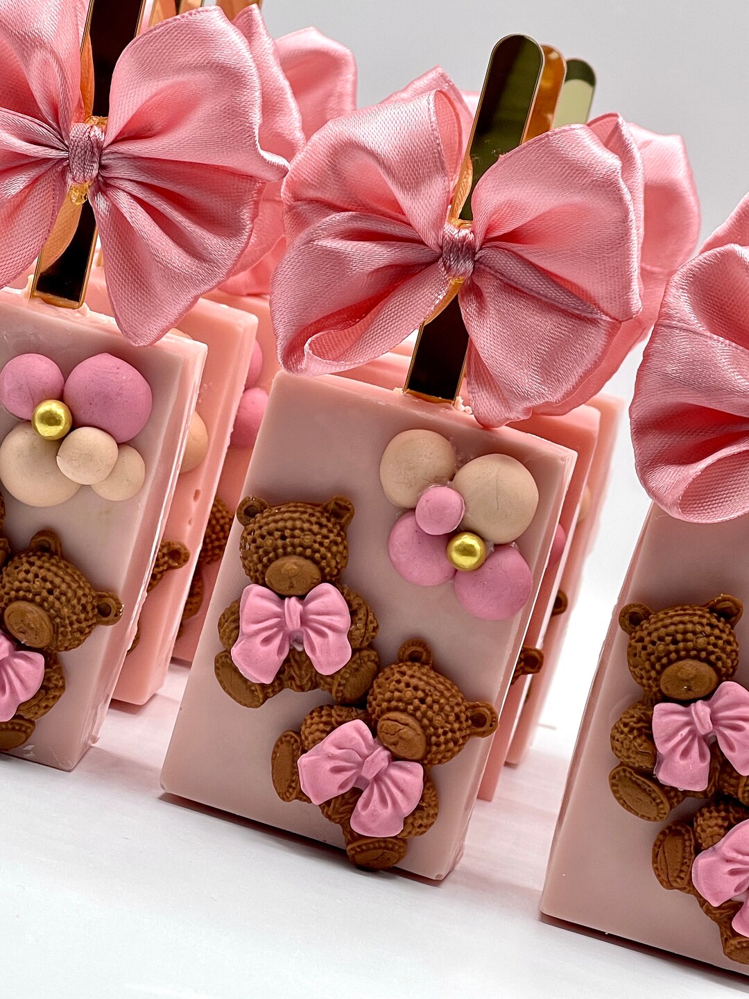 Teddy Bear Theme Rice Krispy Treats Baby Shower Favors - Etsy