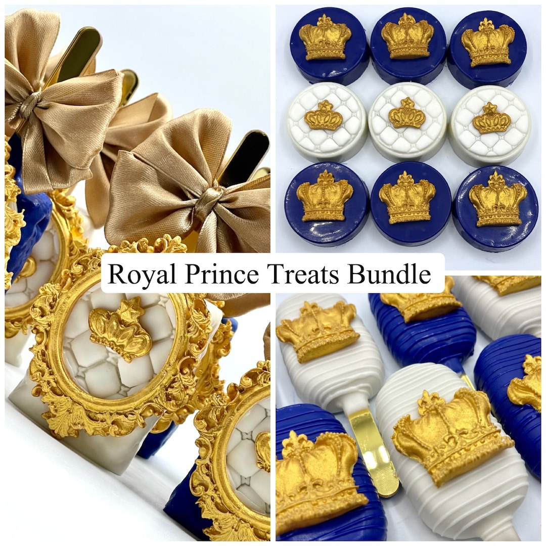 Royal Prince Treats Package for Birthday Party Dessert Table, Baby ...