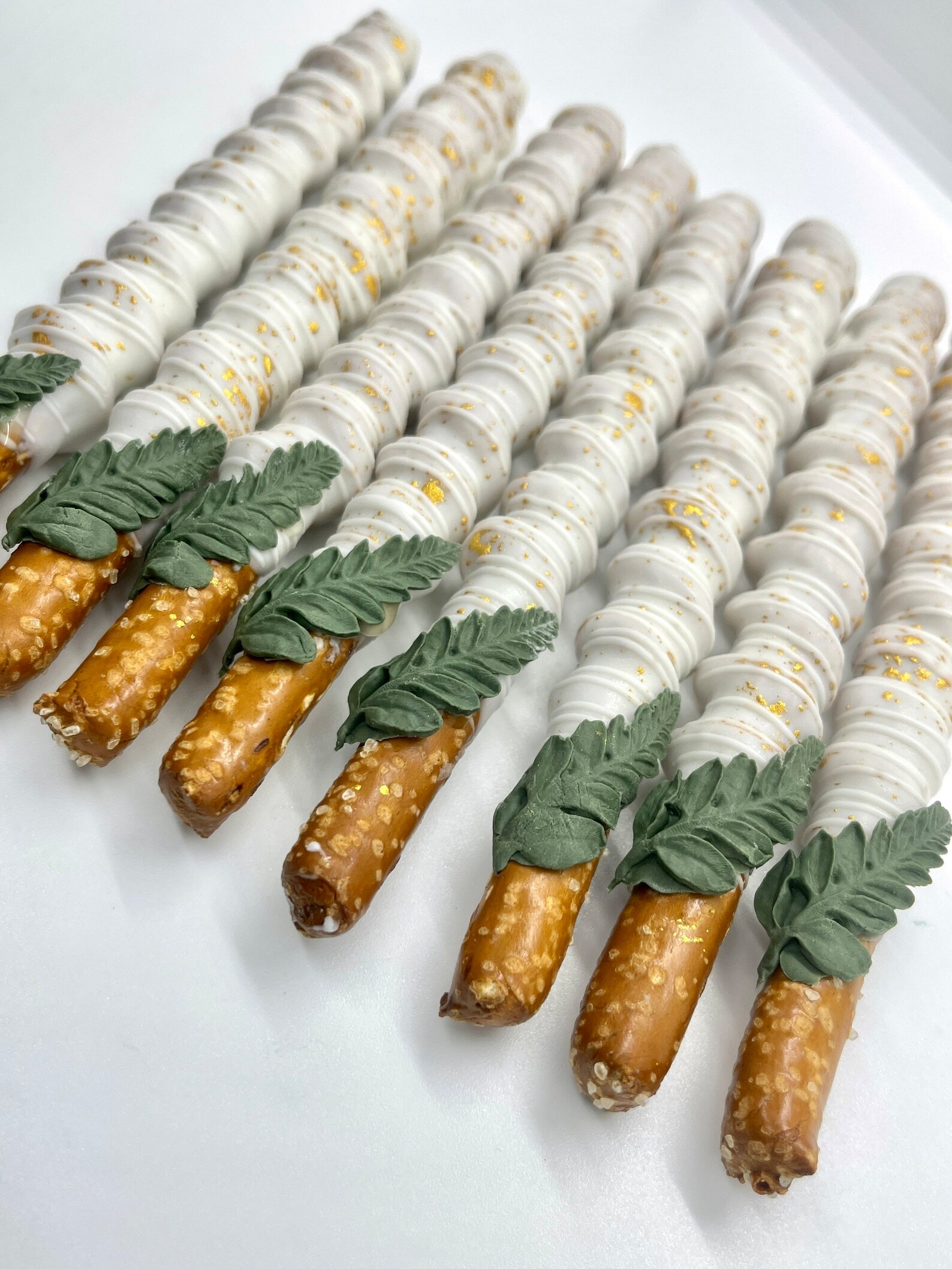 Chocolate Covered Caramel Pretzel Rods Wedding Favors Baby - Etsy