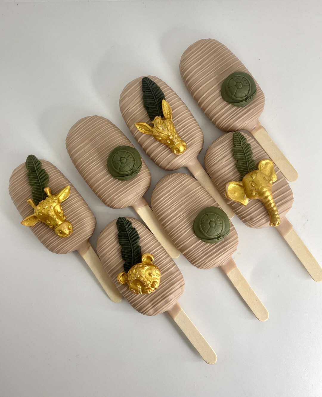 Safari Theme Cakesicles for Birthday Party Dessert Tables, Weddings ...