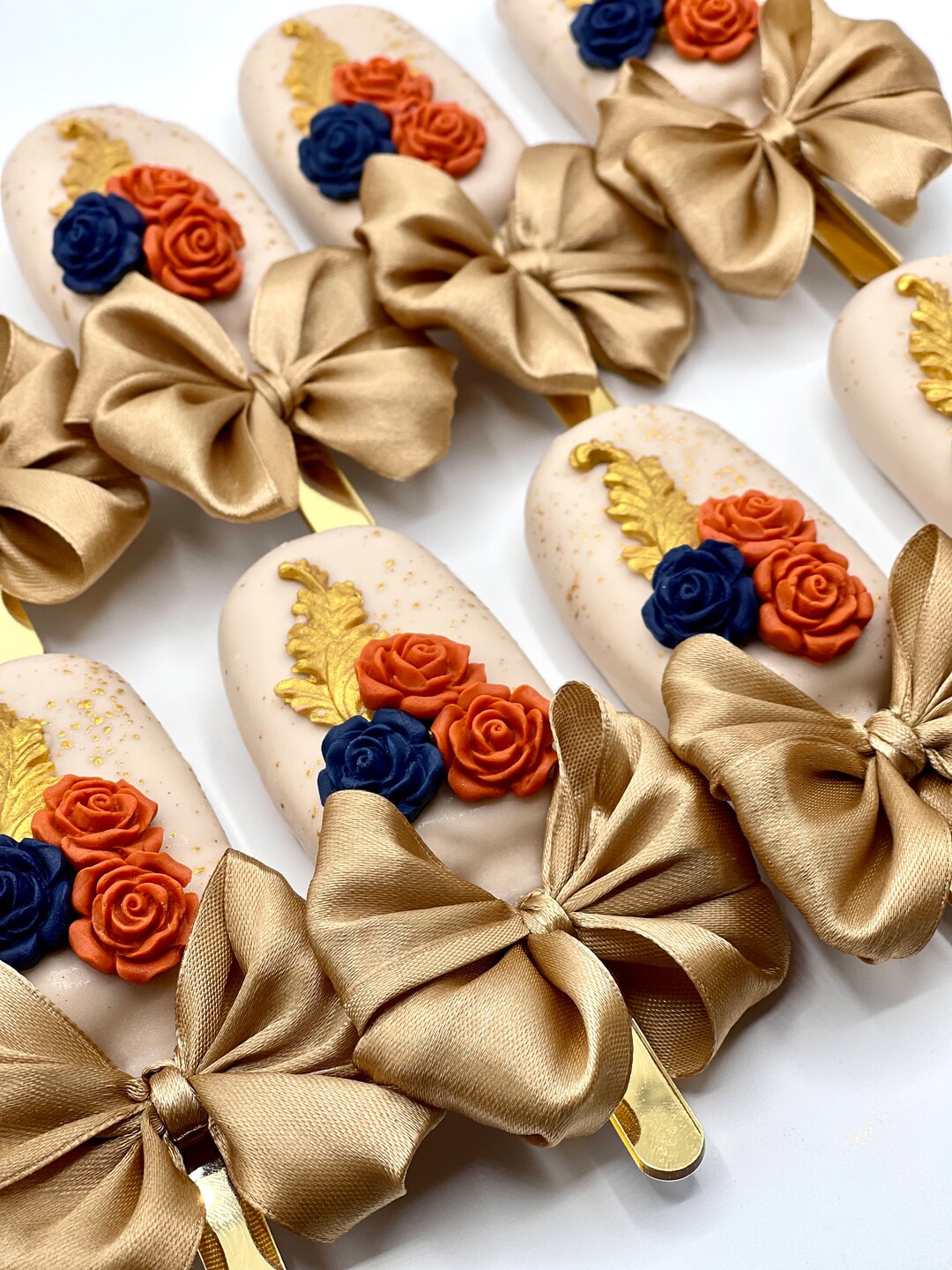 Floral Cakesicles for Birthday Party Dessert Tables, Weddings, Bridal ...