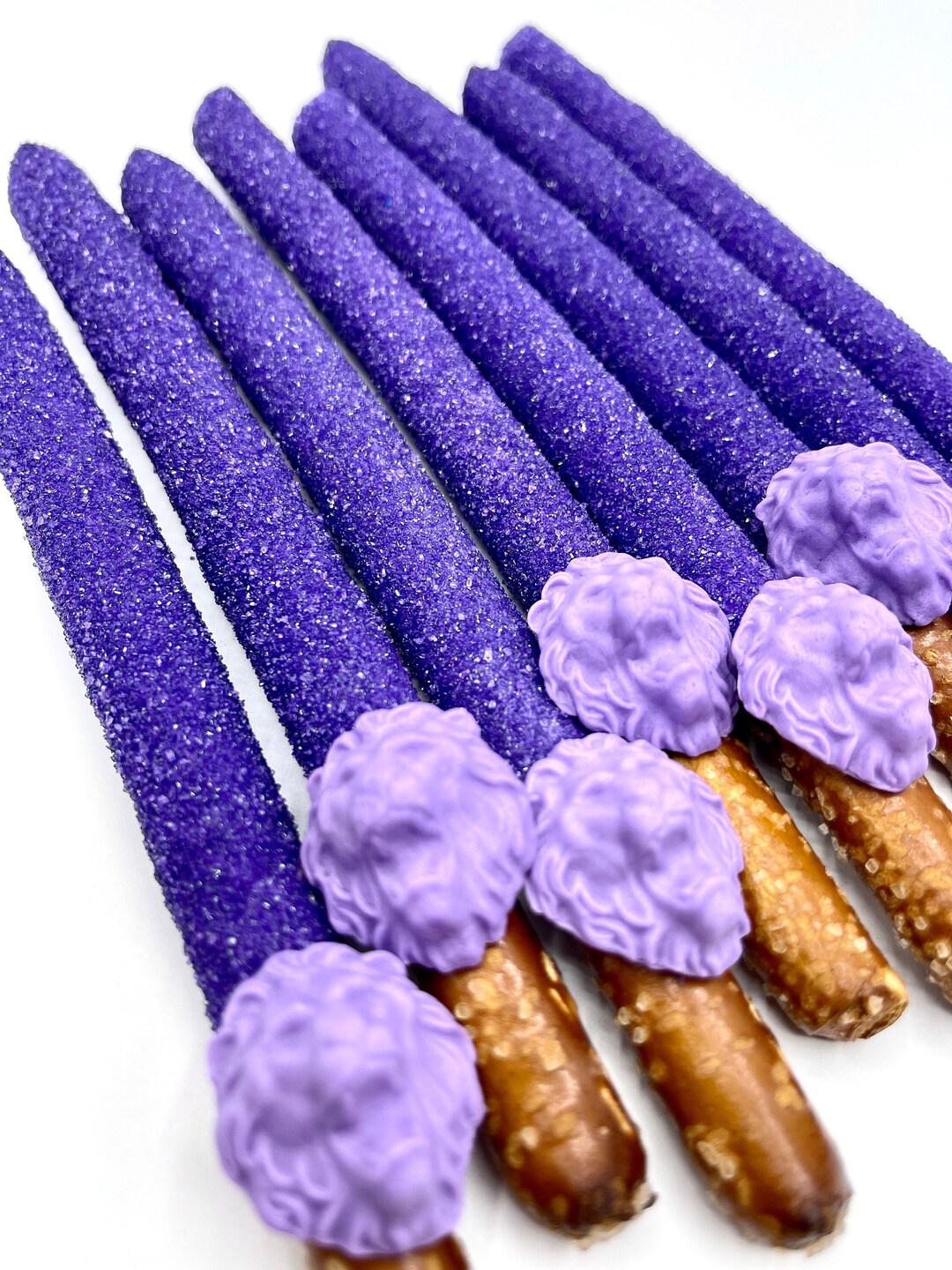 Lion Head Chocolate Covered Pretzel Rods, Wedding Favors, Baby Shower ...
