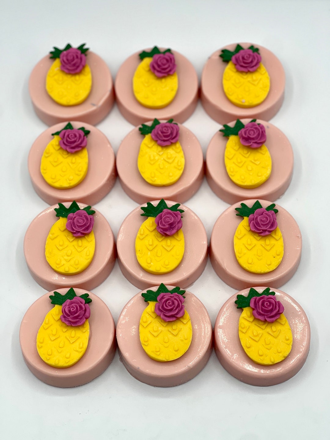 Pineapple Theme Chocolate Covered Oreos, Party Favors, Baby Shower ...