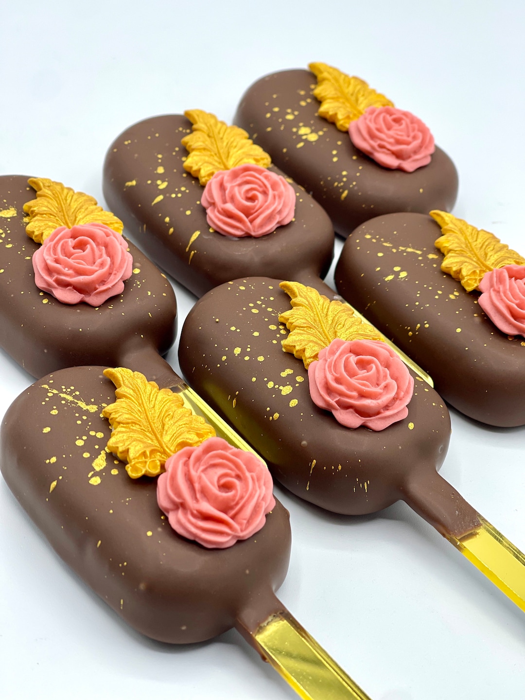 Floral Cakesicles for Birthday Party Dessert Tables, Weddings, Bridal ...