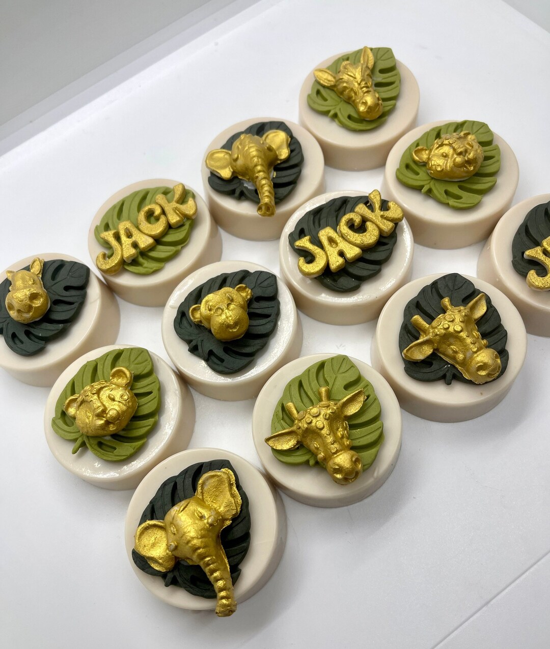 Safari Theme Chocolate Covered Oreos, Party Favors, Baby Shower Favors ...