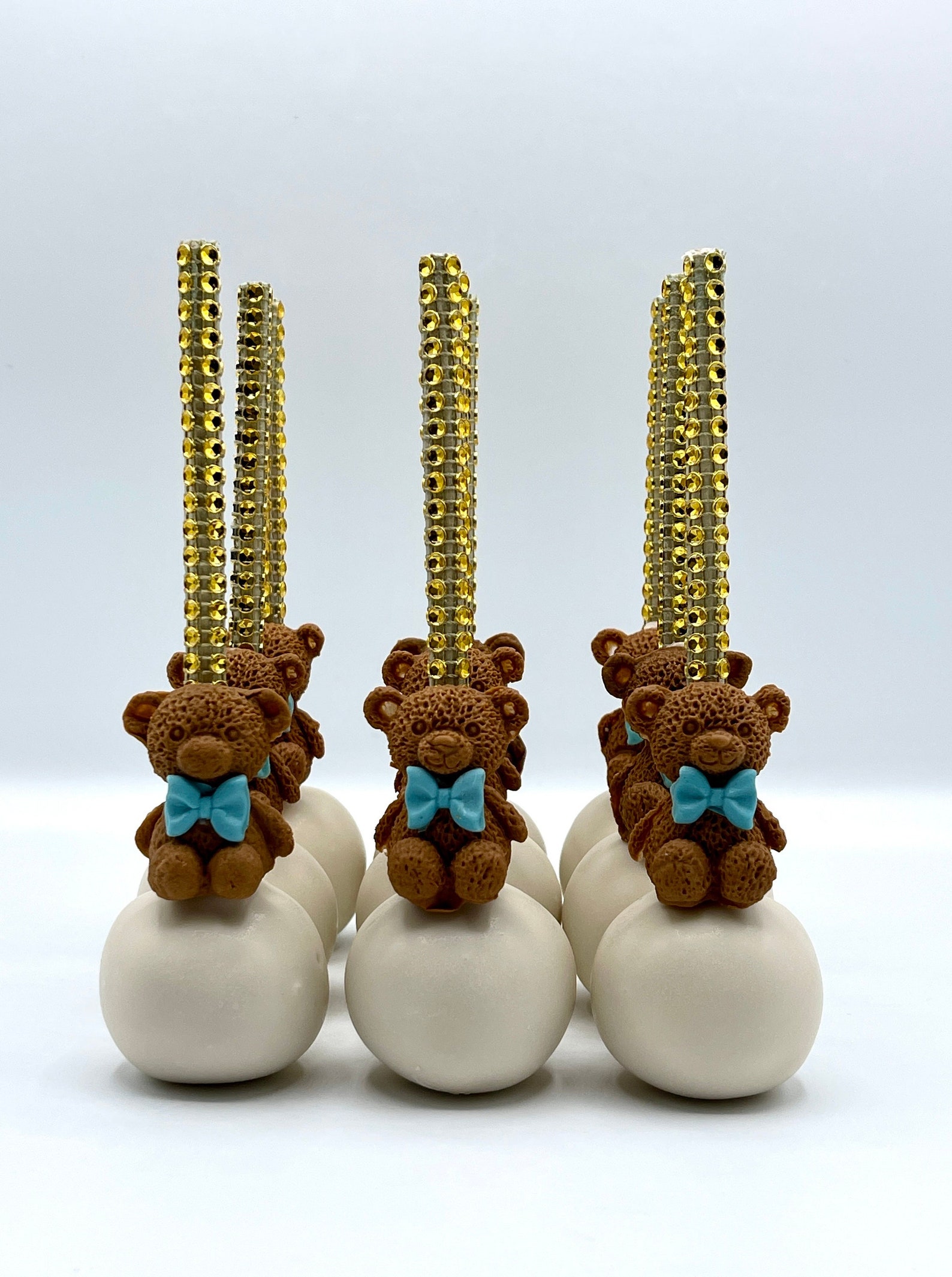 Teddy Bear Cake Pops for Birthday Party Dessert Tables, Weddings ...