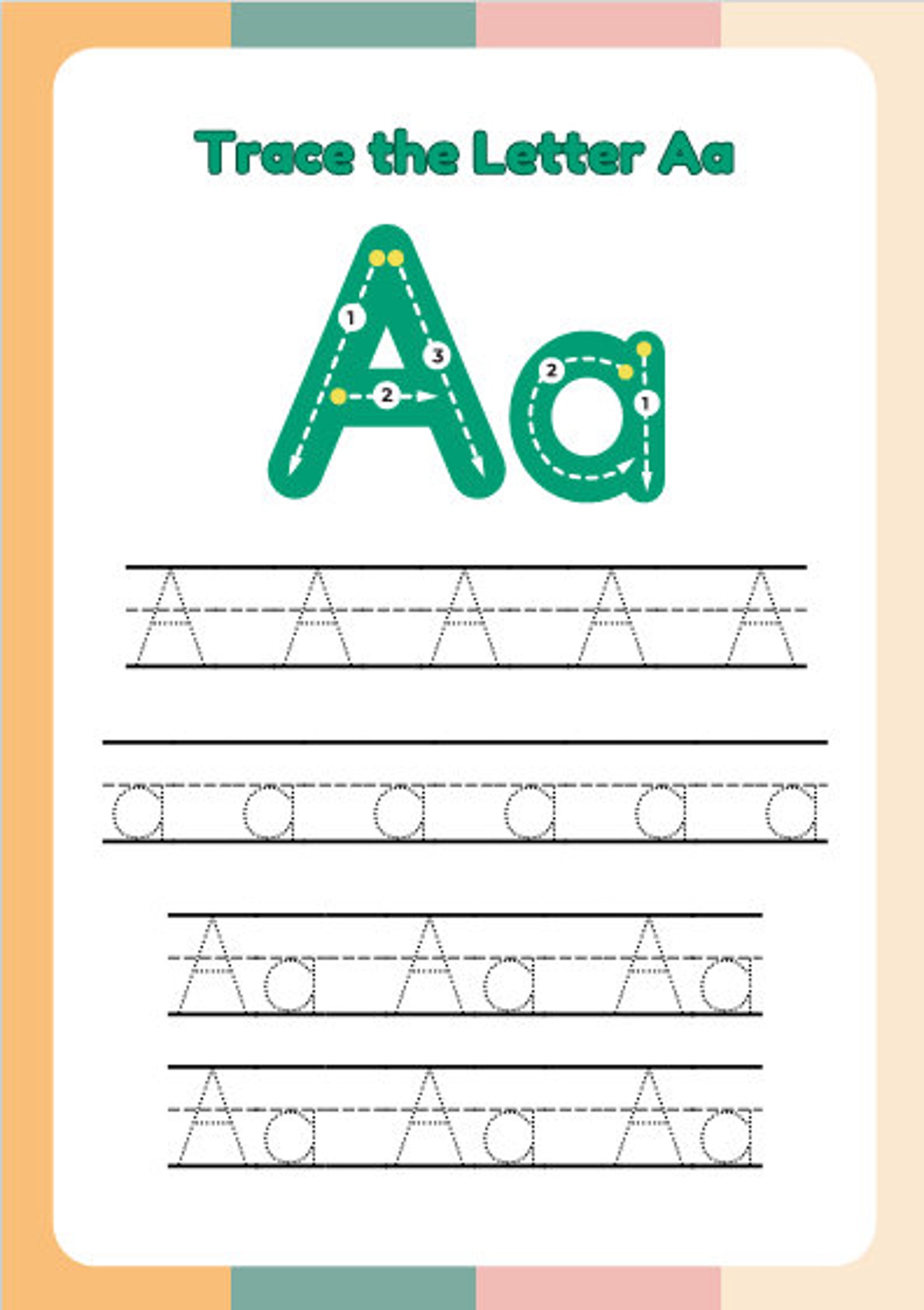 My Coloring and Tracing ABC Workbook: Practice for Kids. Instant ...