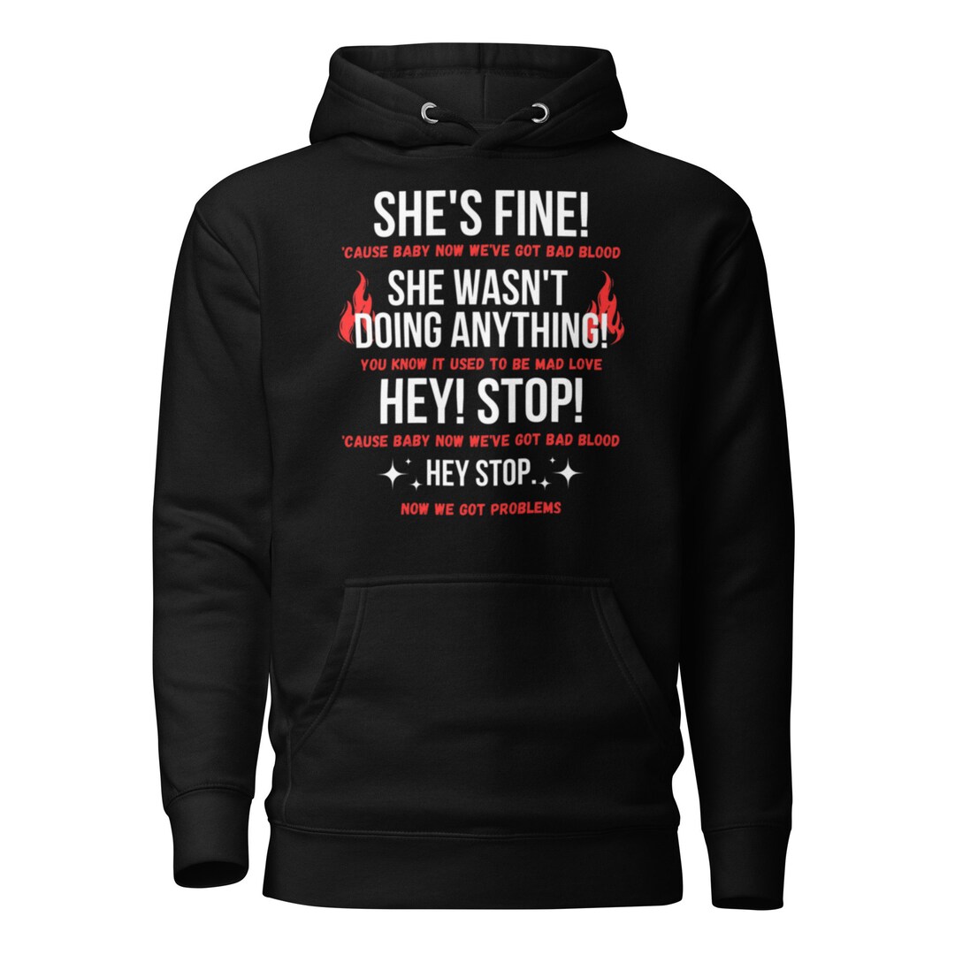 Taylor Swift the Eras Tour Unisex Hoodie , Bad Blood, Taylor Yells at ...