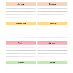 Printable School Planner for Kids - High-quality Print Ready 8.5×11 ...