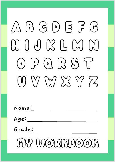 My Coloring and Tracing ABC Workbook: Practice for Kids. Instant ...