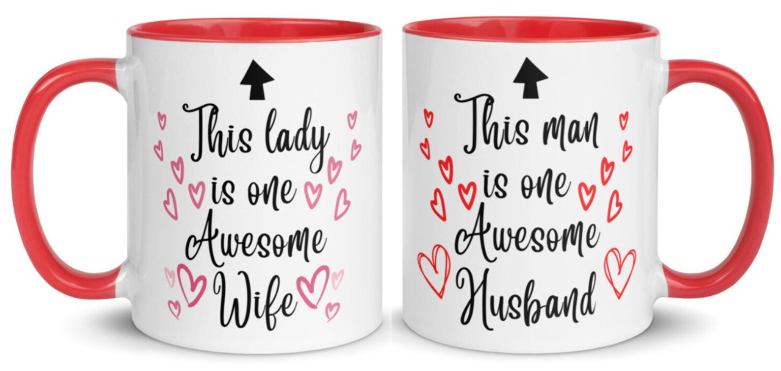 Mix & Match Husband and Wife Mugs This Man is One Awesome - Etsy