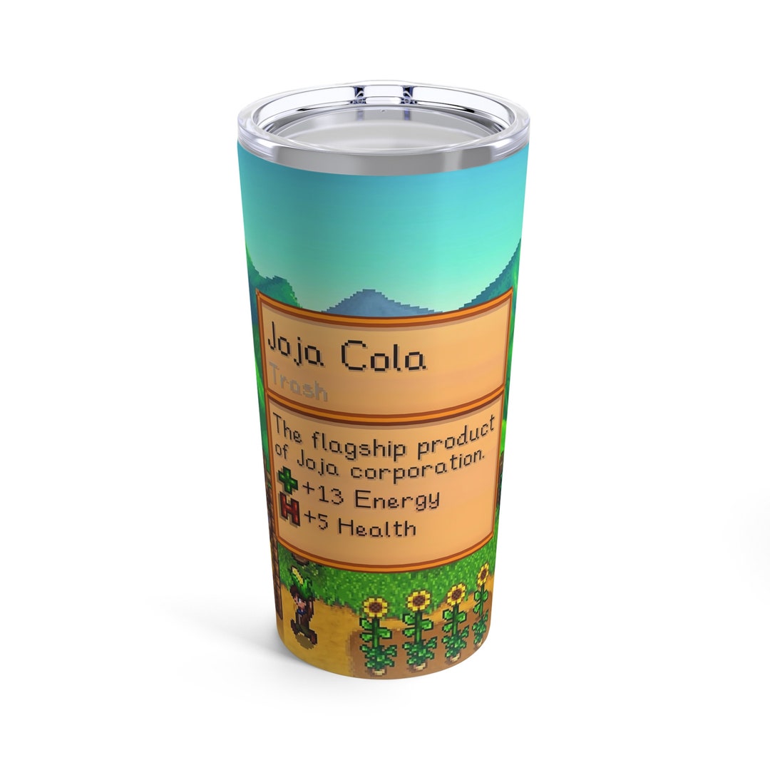 Stardew Valley Joja Cola Tumbler, Stardew Valley Gift, Stardew Valley ...