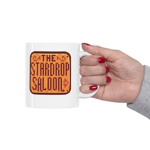 Stardew Valley Mug, Stardrop Saloon, Stardew Valley Gift, Stardew ...