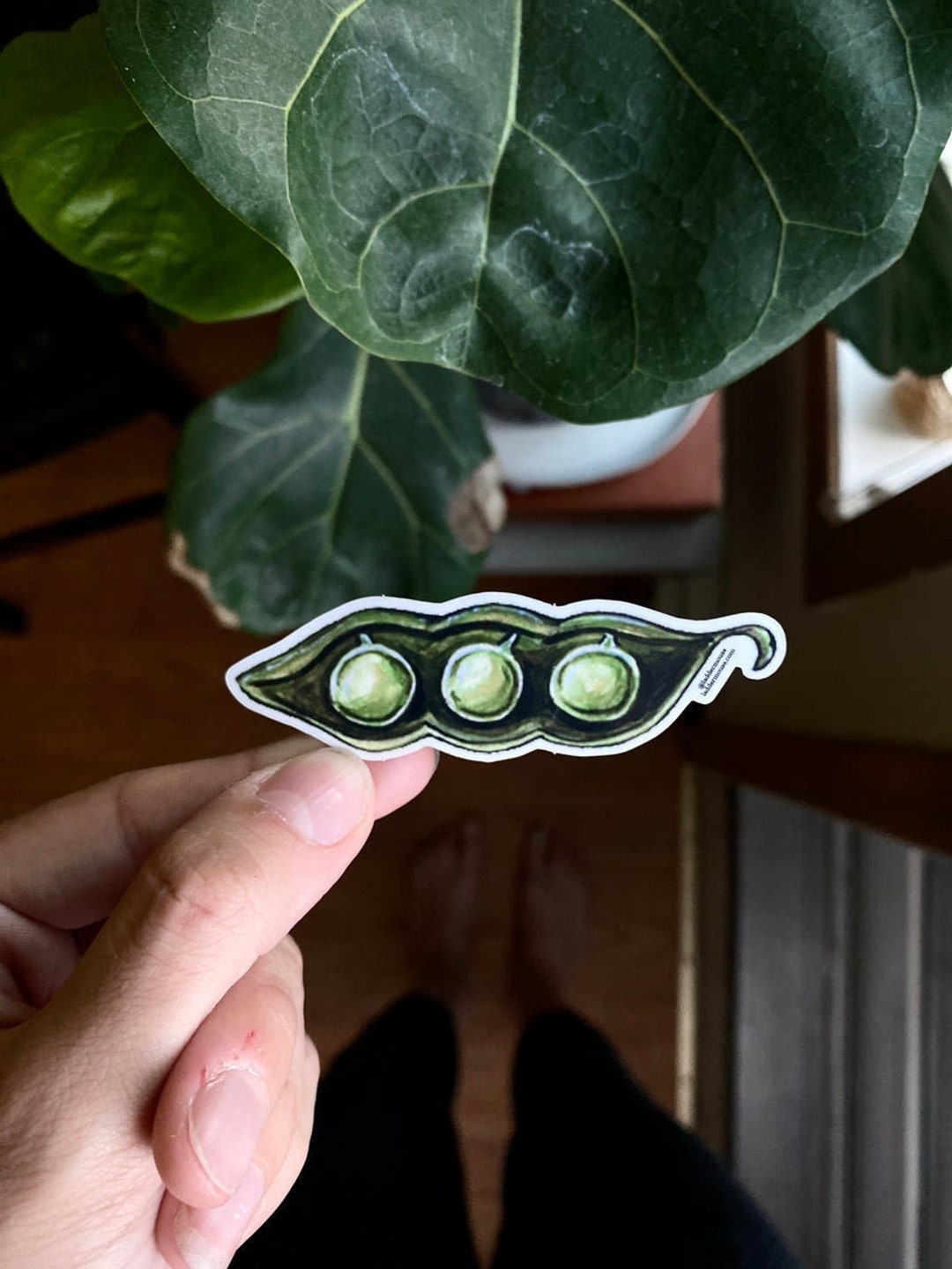 Snap Peapod - Vinyl Sticker (waterproof) - Laptop, Phone, Waterbottle ...