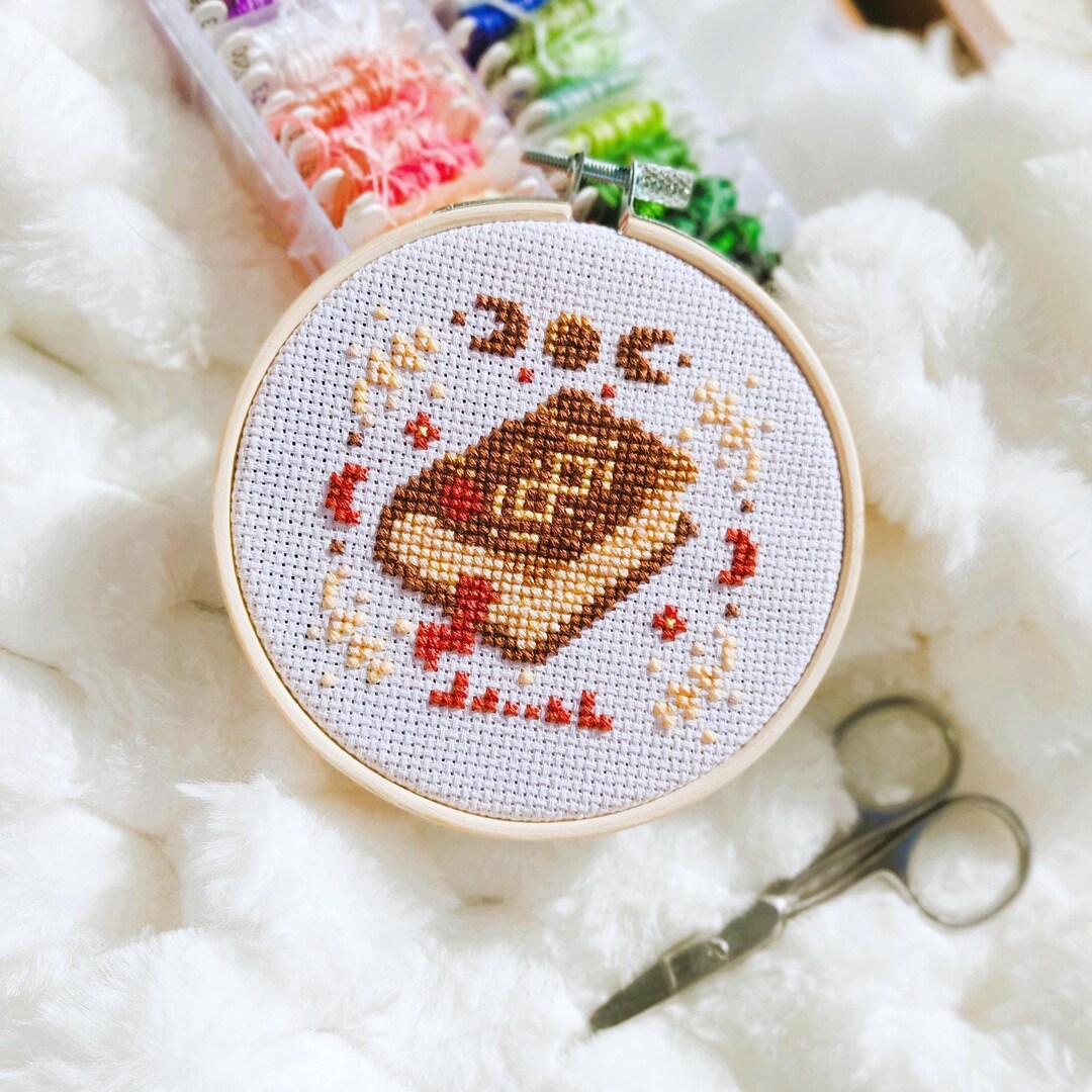 Spell Book Cross Stitch Pattern PDF – Witchy Grimoire Embroidery ...