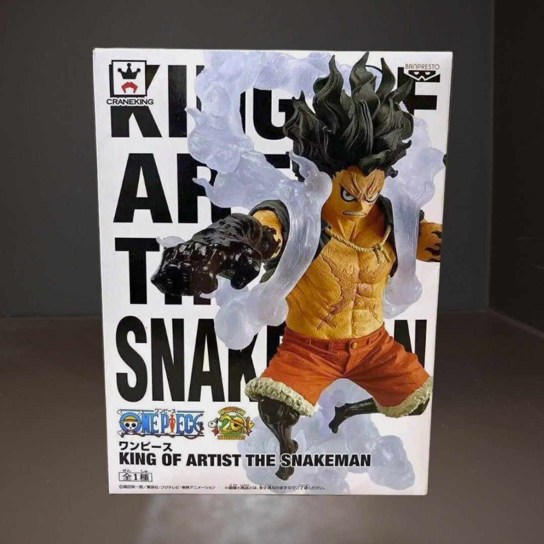 Monkey D Luffy One Piece Monkey D Luffy Snake Man Figure Luffy Gear 4 ...