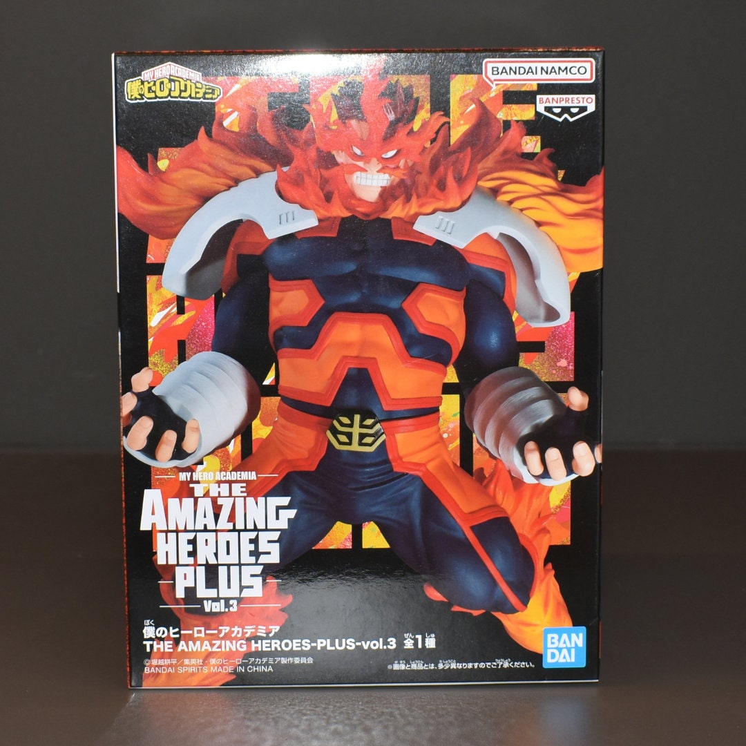 My Hero Academia the Amazing Heroes Plus Vol.3 Endeavor Endeavor Figure ...