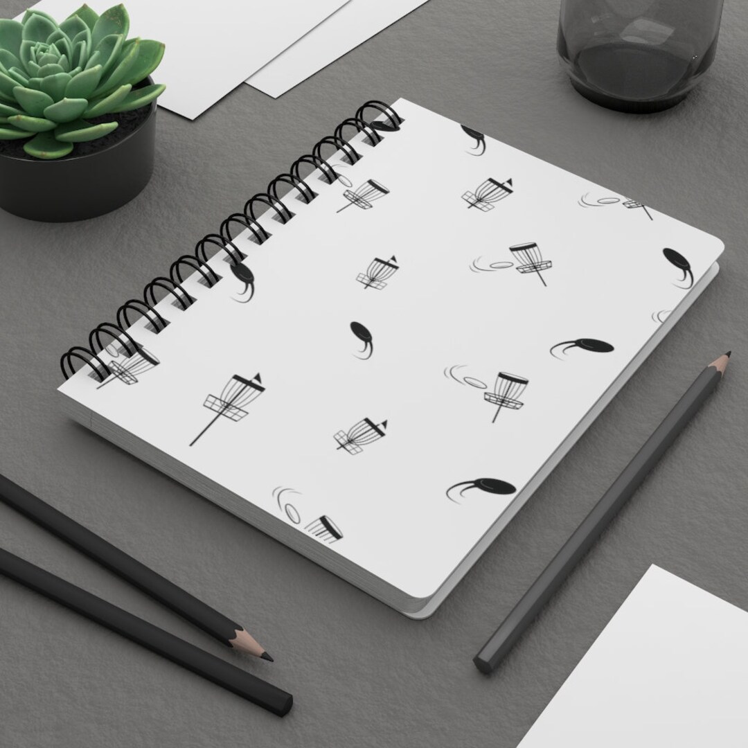 Disc Golf Spiral Bound Journal, Disc Golf Notebook, Disc Golf, Disc ...