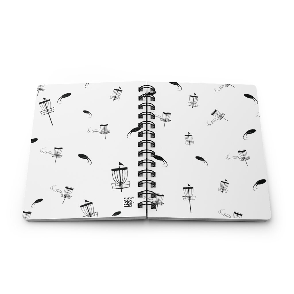 Disc Golf Spiral Bound Journal, Disc Golf Notebook, Disc Golf, Disc ...