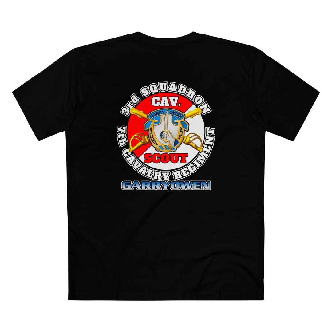 3rd Squadron 7th Cavalry Regiment Shirt, 3-7 Cav, 3rd Squadron 7th ...