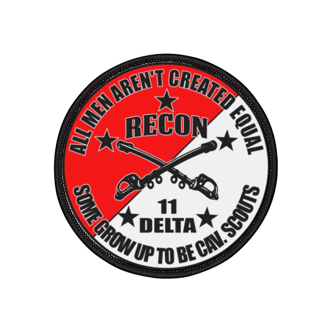 11 Delta Cavalry Scout Iron on Patch, 11 Delta, Recon, Cav Scout - Etsy
