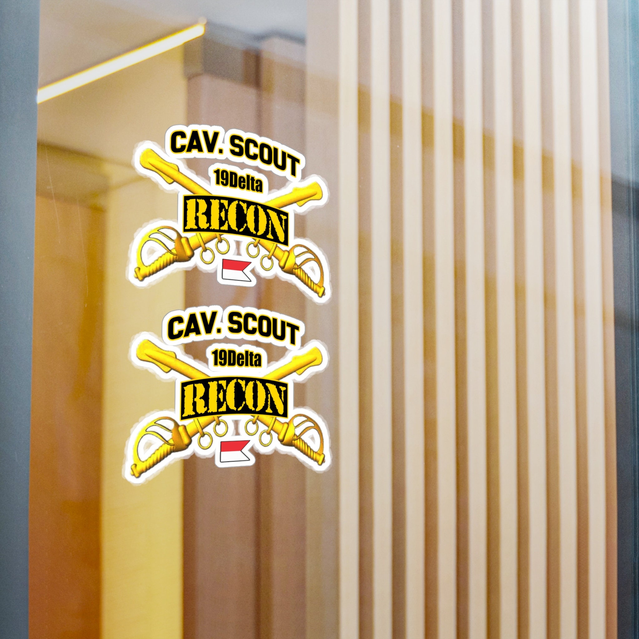 US Cavalry Kiss-cut Vinyl Decals, Cav Scout, Cavalry, Recon, 19delta - Etsy