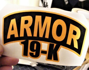 Army Armor Decal - Etsy