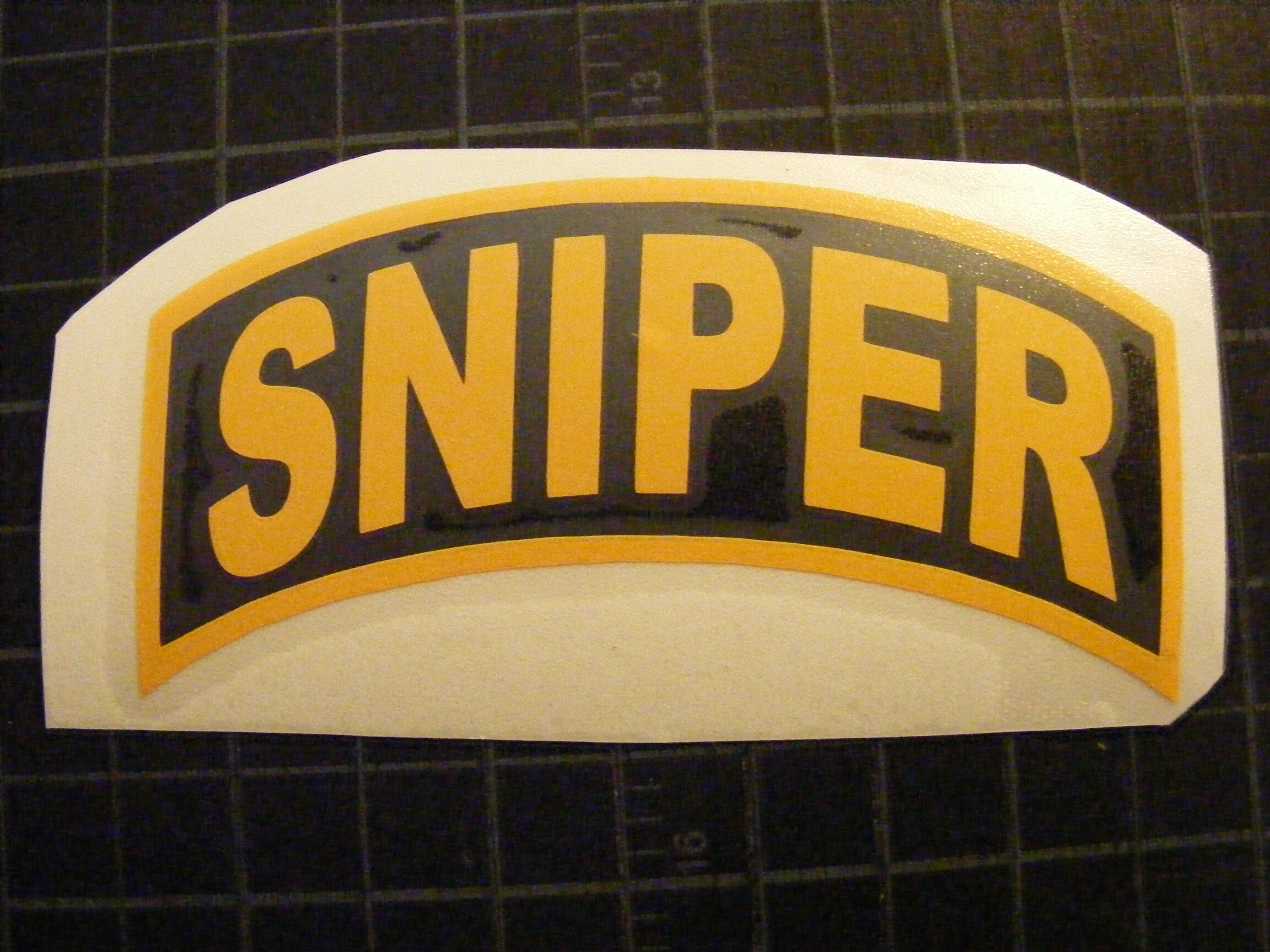 Army Sniper Tab Decal Sticker, Sniper Tab, Sniper - Etsy