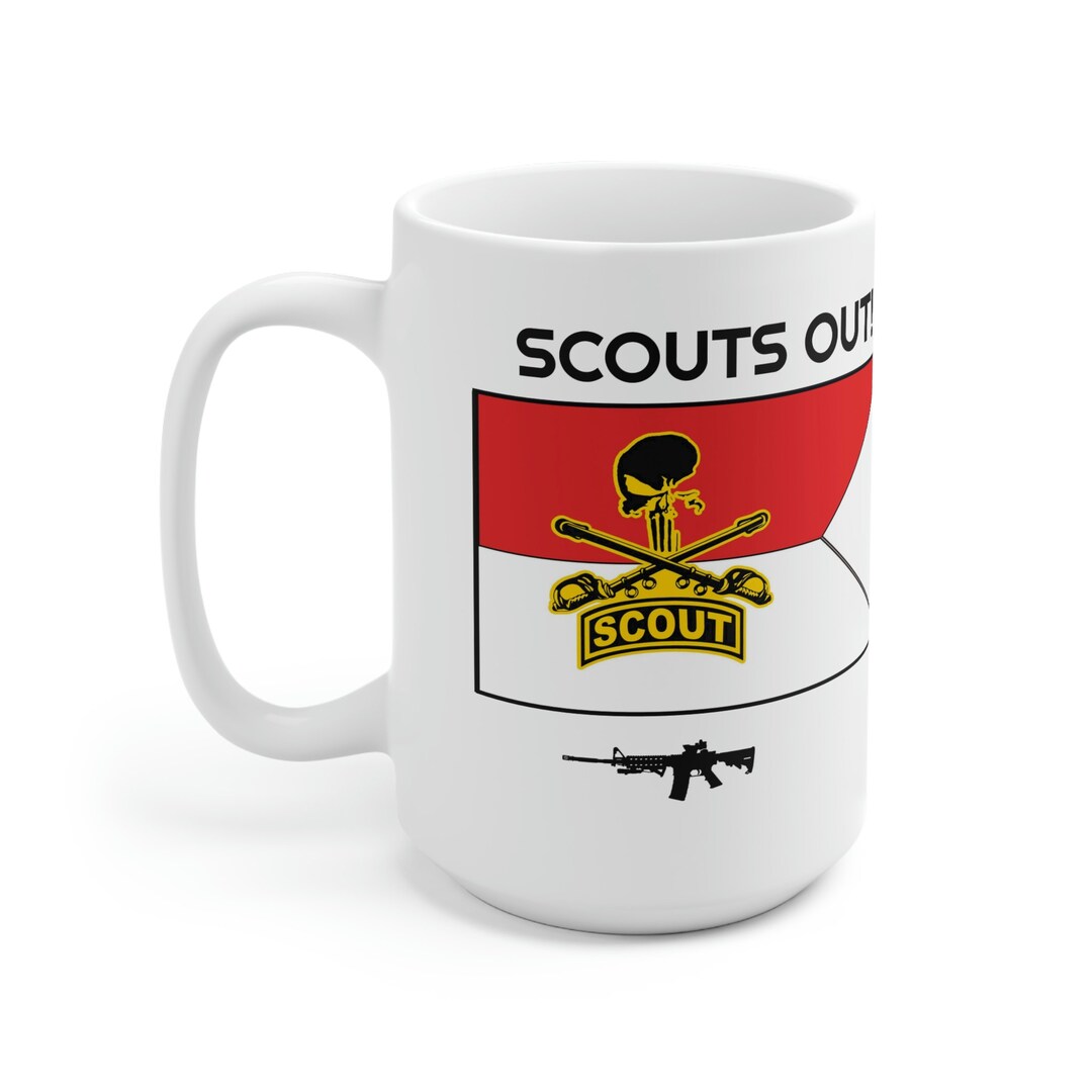 US Cavalry Scout Ceramic Mug 15oz US Cavalry Recon 19-D - Etsy
