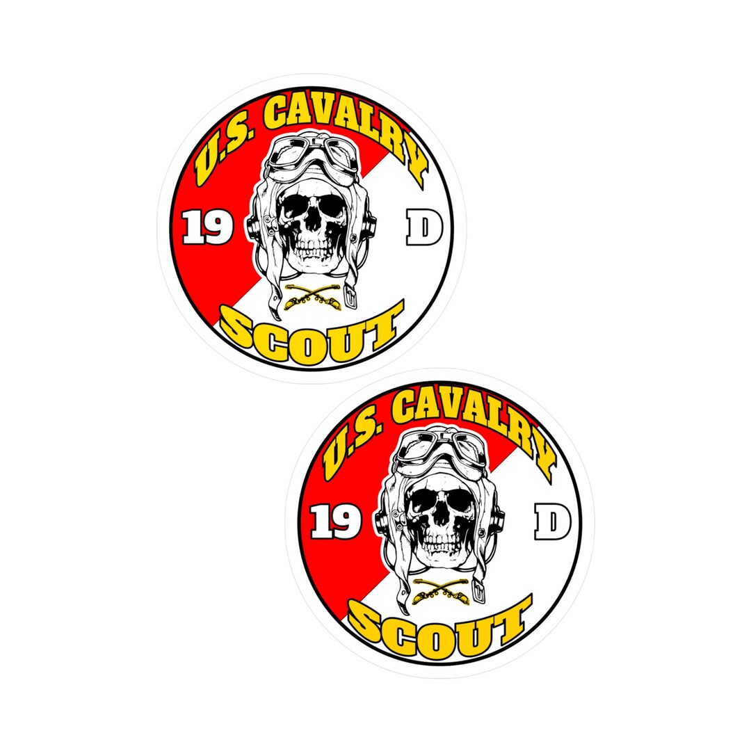 Copy of Kiss-cut Vinyl Decals, Cav Scout, Cavalry, Recon, 19delta - Etsy