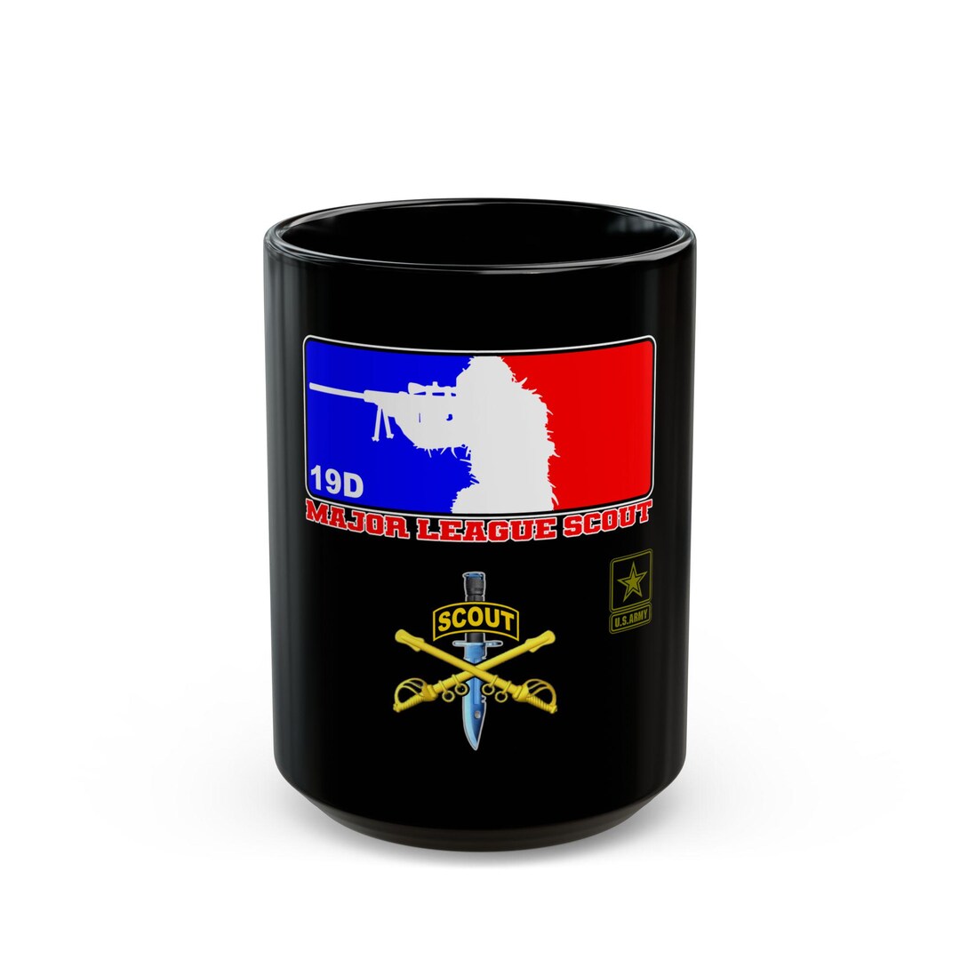 US Cavalry Black Mug (15oz), Cavalry, Cav Scout - Etsy
