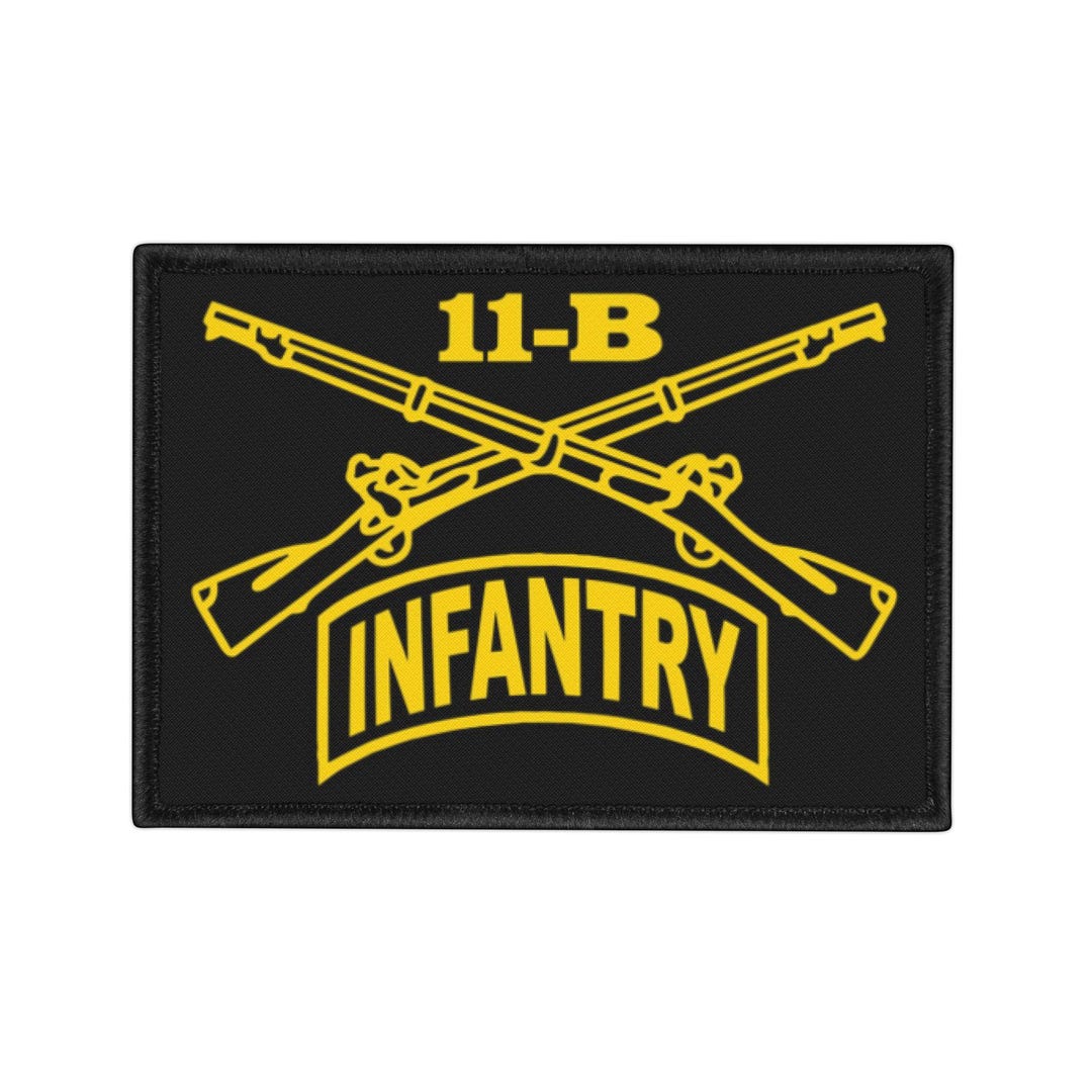 US Infantry Iron on Patch, 11 Bravo, Infantry - Etsy