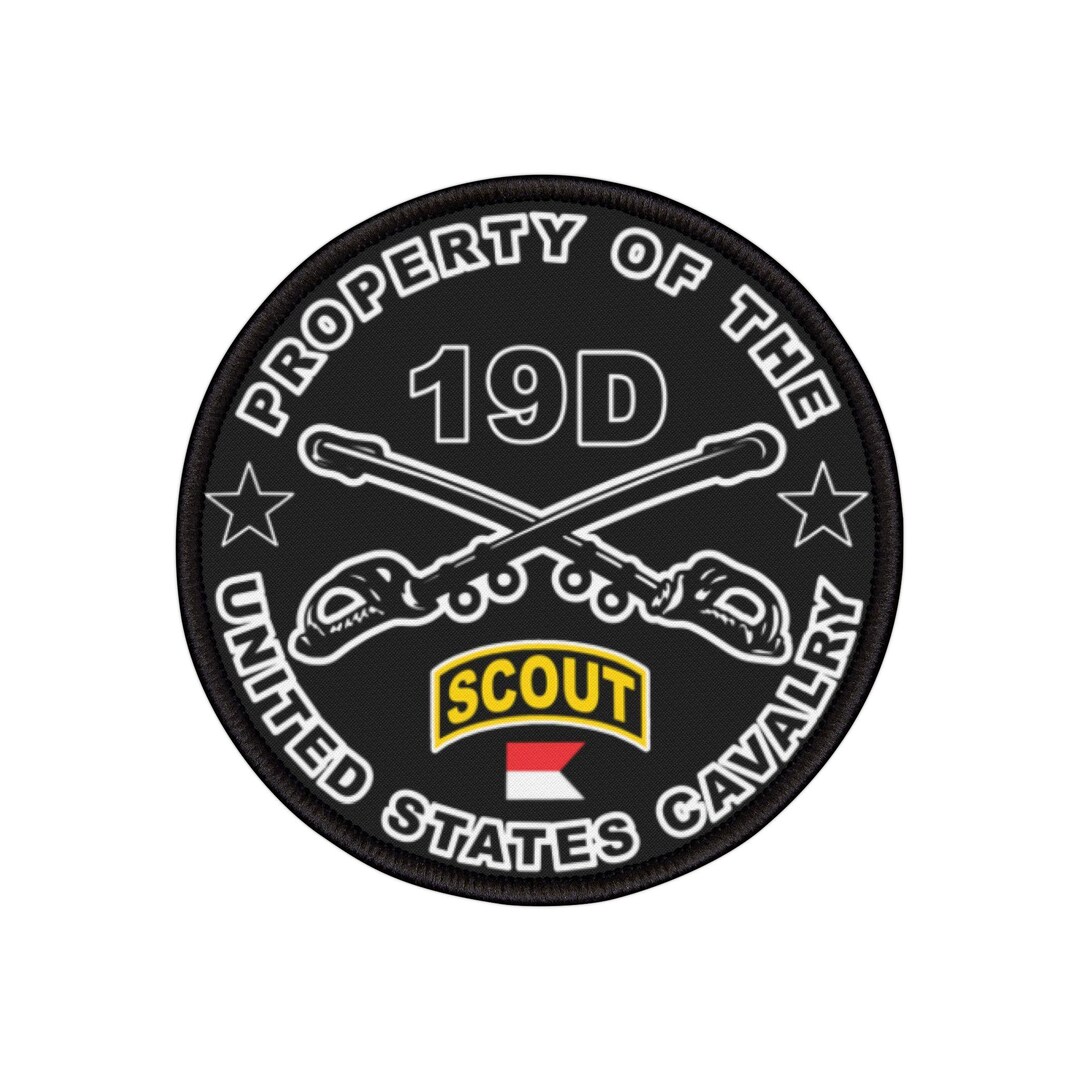 19 Delta Cavalry Scout Iron on Patch, 19 Delta, Recon, Cav Scout - Etsy