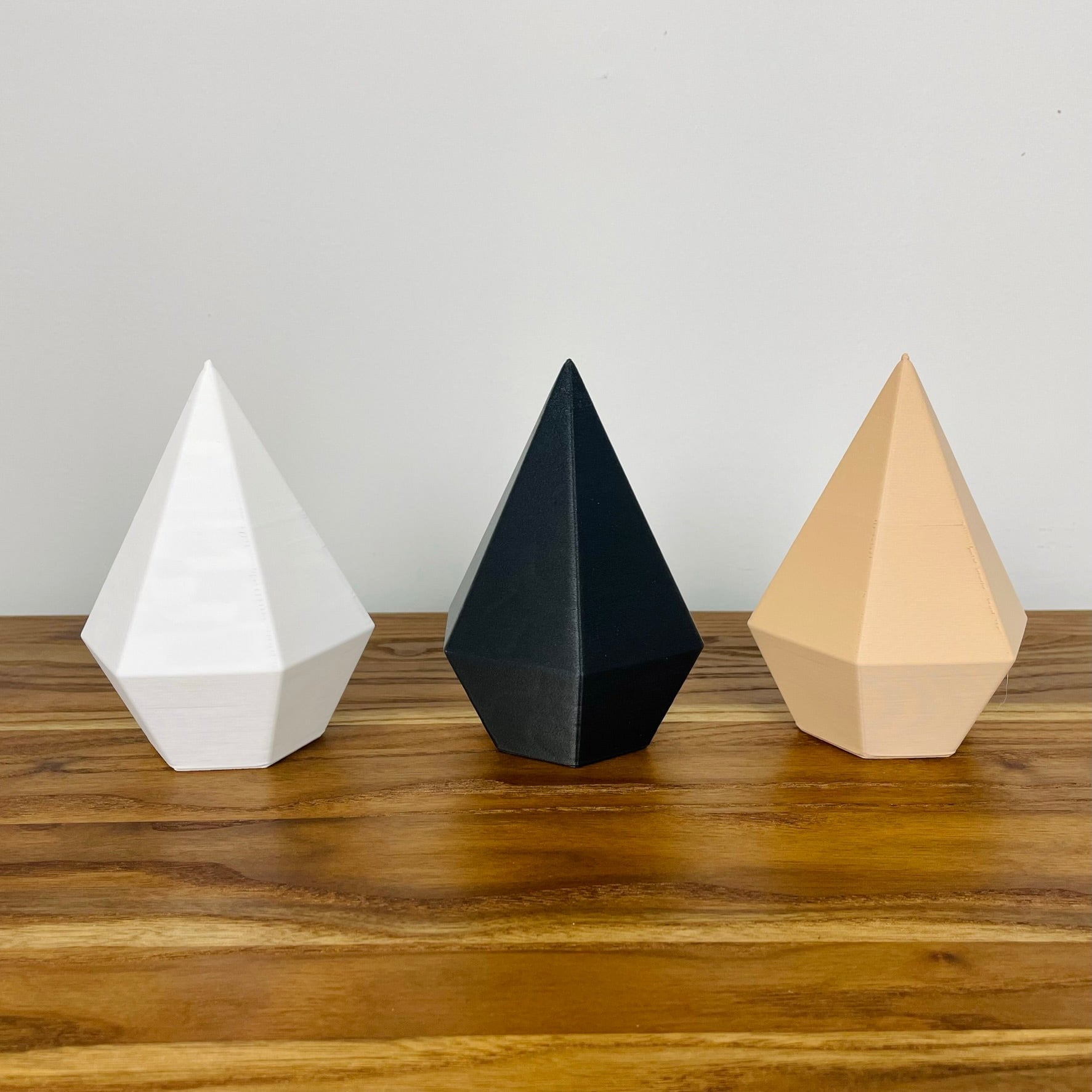 Geometric Tabletop Sculpture Decoration - Trideca Style - Etsy