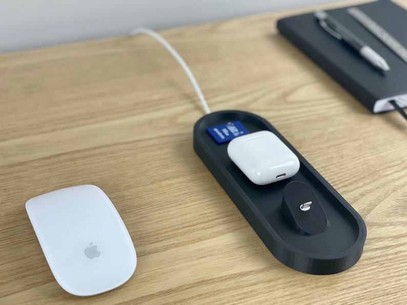 Apple Magic Mouse Charging Dock + Desktop Tray - Etsy